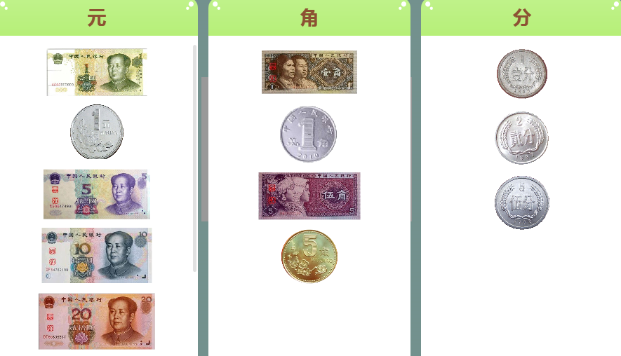 认识人民币