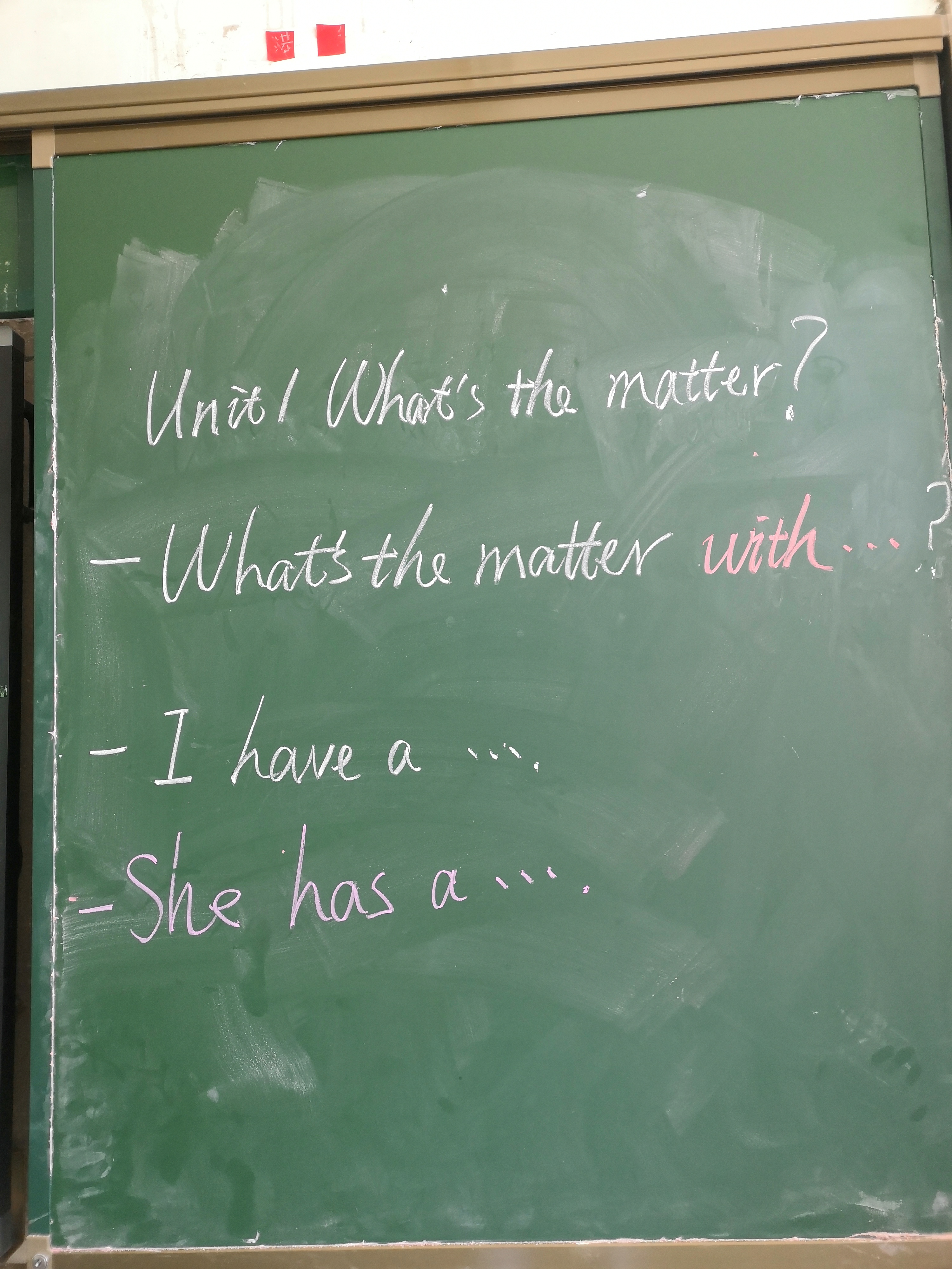 What's the matter?