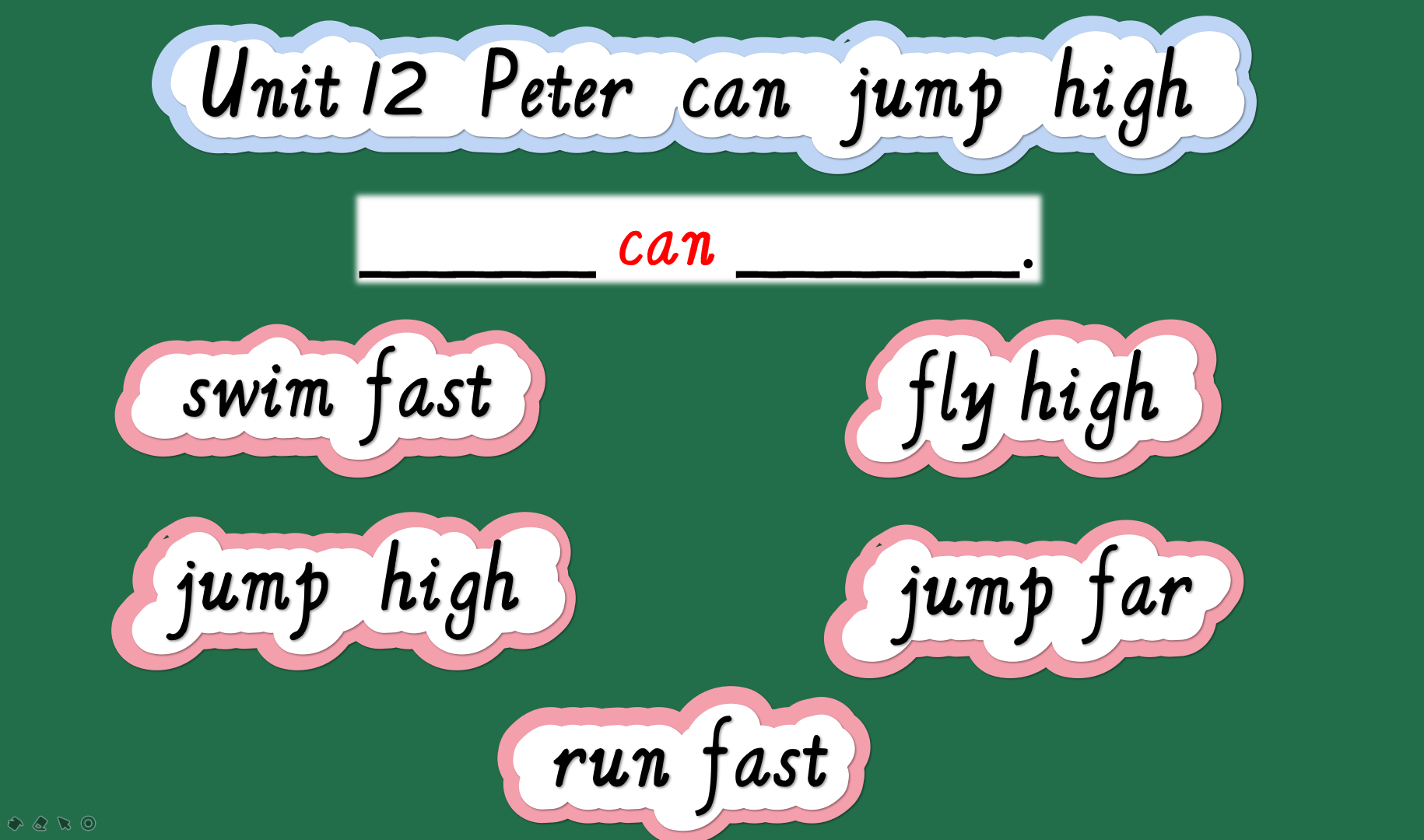 Unit 12 Peter can jump high